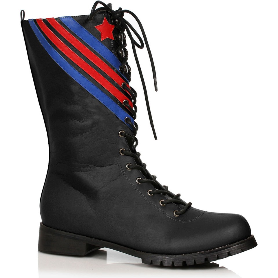 Ellie 1031 1.5" Men Pilot Patriotic Combat Boots Adult Shoes 158 ...
