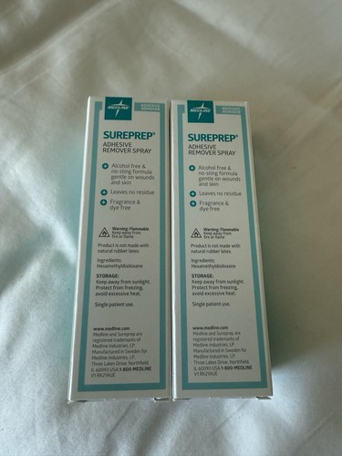 2x Medline Sureprep Spray Adhesive Removers MSC1651. Exp 2027 | eBay