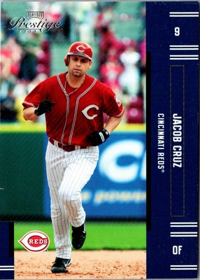 2005 Playoff Prestige Jacob Cruz #129 Cincinnati Reds Baseball Card | eBay