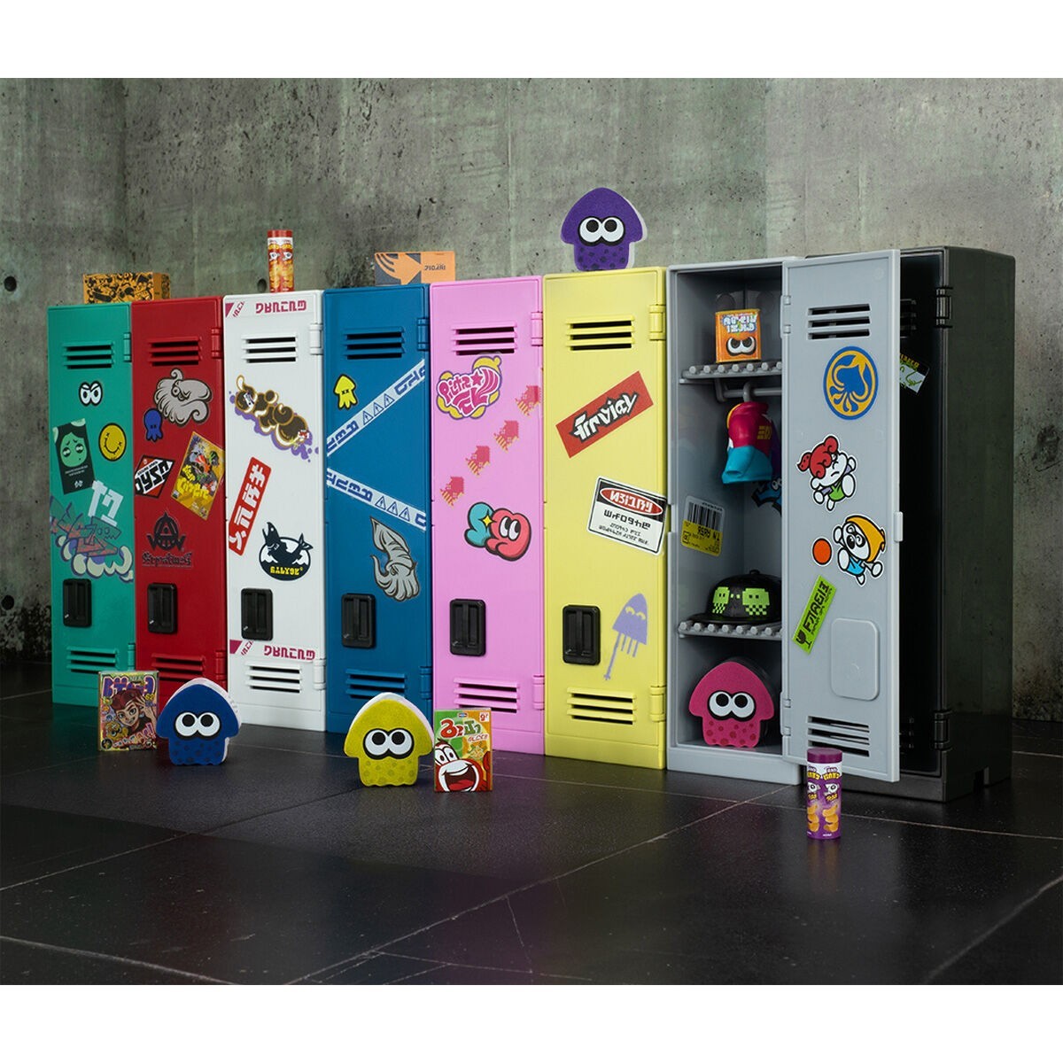 Splatoon 3 Locker Collection Black Bandai Shokugan Figure Candy Toy 5 ...