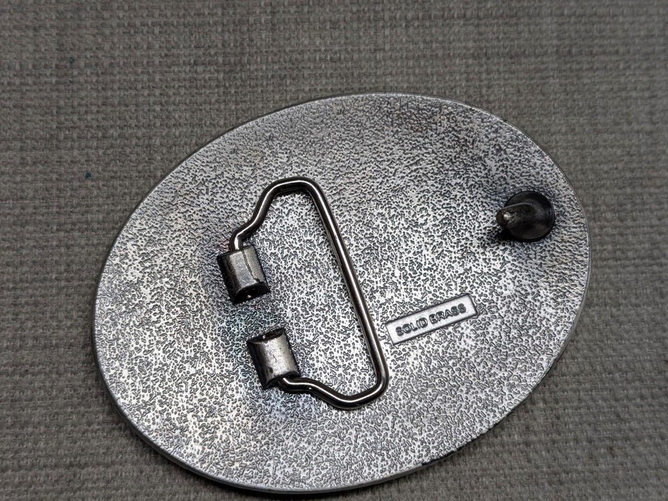 vintage RM WILLIAMS bush outfitters SOLID BRASS belt buckle AUSTRALIA ...