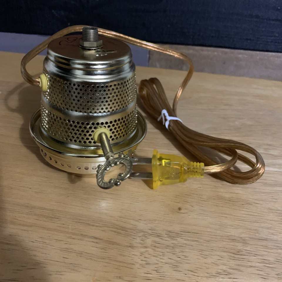 Aladdin Brass Electric Burner Fits Most Aladdin Lamps New | eBay