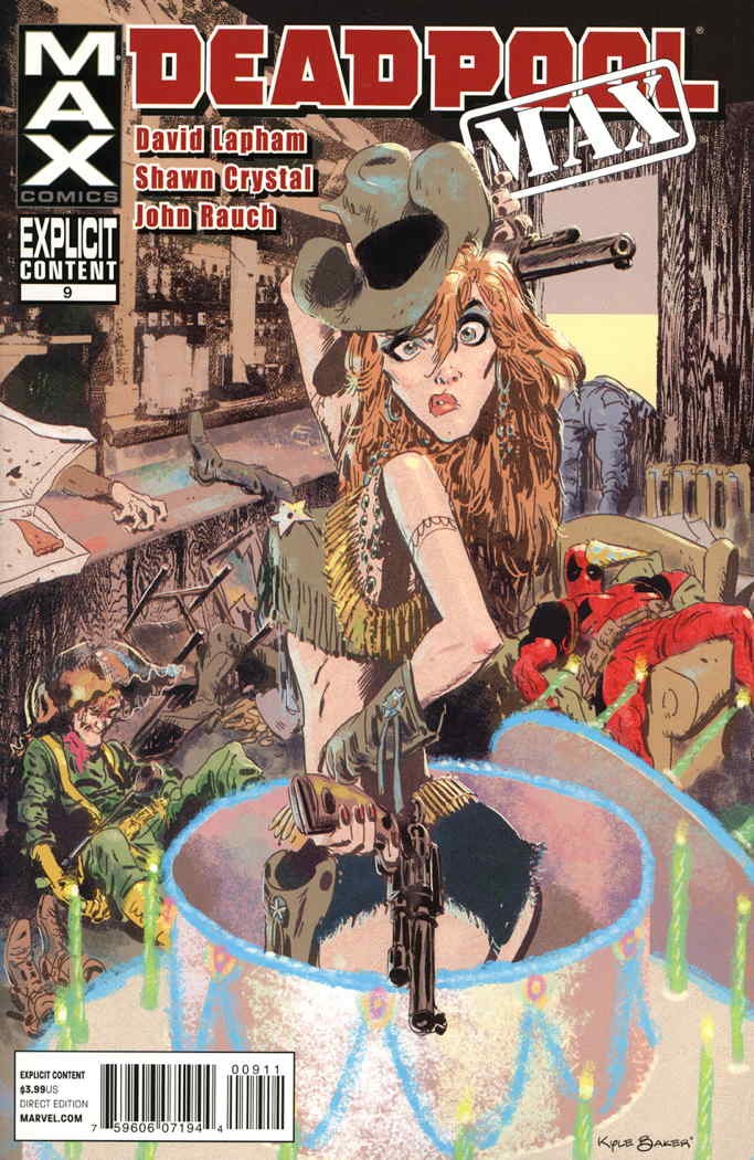 Deadpool Max #9 VF/NM; Marvel | David Lapham Kyle Baker - w/Bag+Board ...