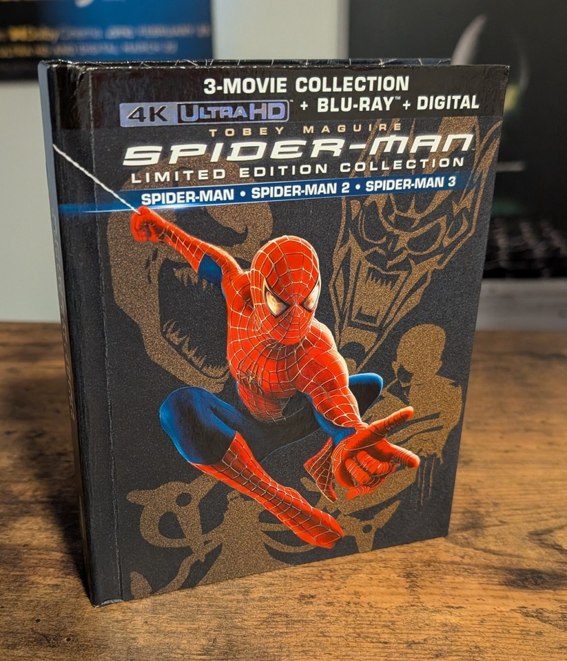Spider-Man 1-3 Limited Edition Collection (4K UHD + Blu-ray) Digibook OOP LE 43396501768| eBay