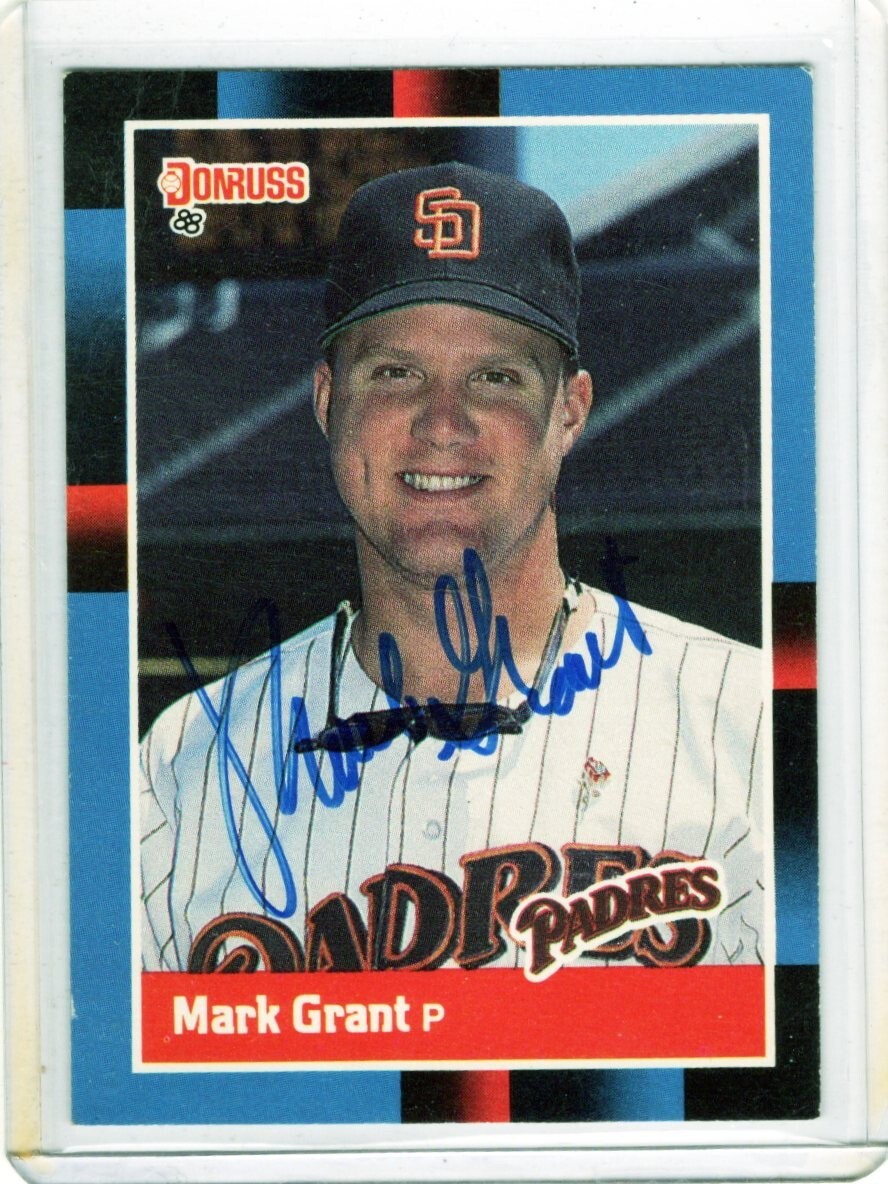 1988 Donruss #511 Mark Grant Autograph | eBay