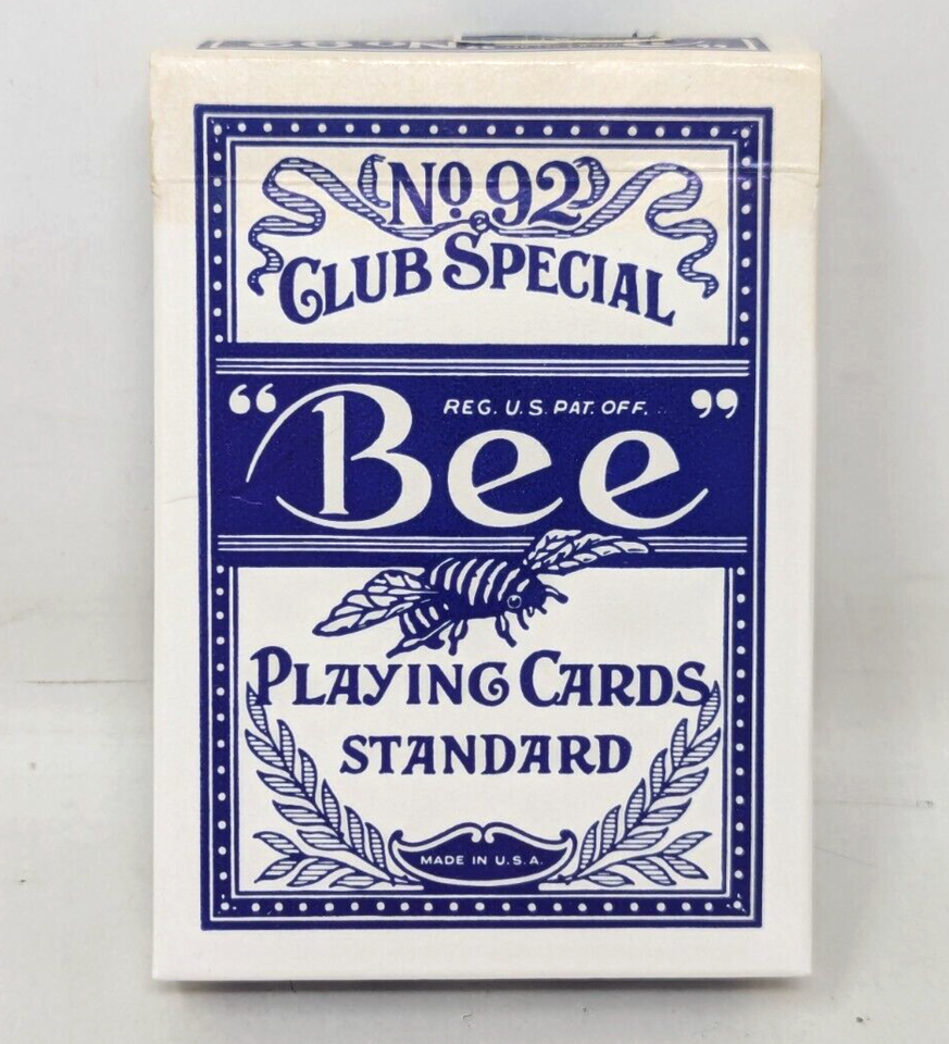 Vintage Bee Consolidated Dougherty #92 Club Special Blue Playing Card ...