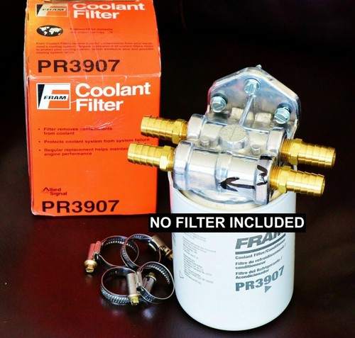4 Port Inline Coolant Kit For 5/8" Hose NO Filter FRAM PR3907 4-Units ...