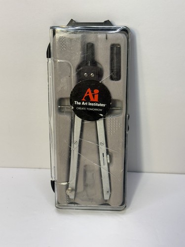 Art Institutes Metal Bow Drafting and Drawing Adjustable Leg Compass ...