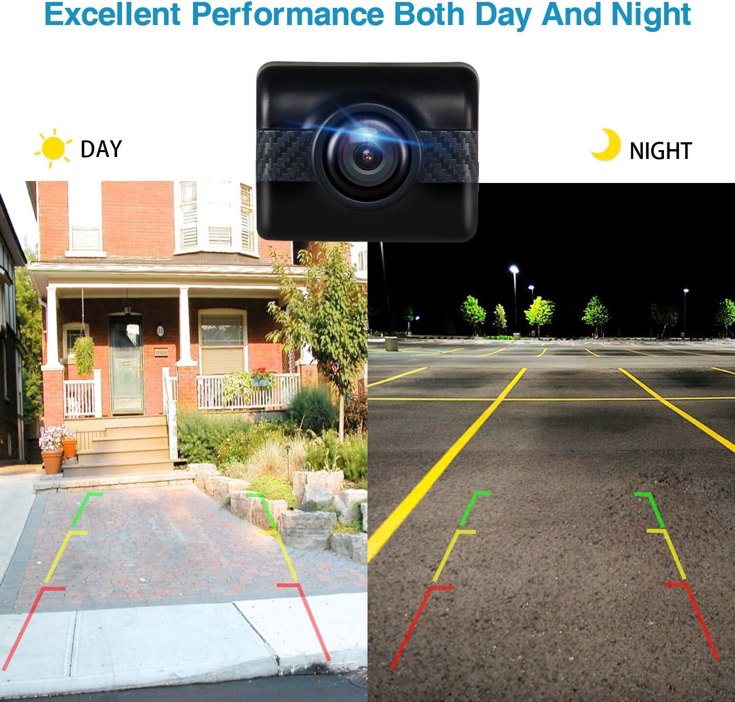 AUTO-VOX TD-2 Wireless Car Rear View Reversing Camera 4.3" Monitor ...