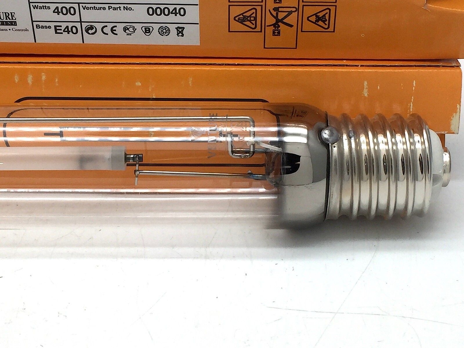 Venture 00040 HPST.400W/E40 Lamp 56000 lm Tubular Clear Warm White x4 ...