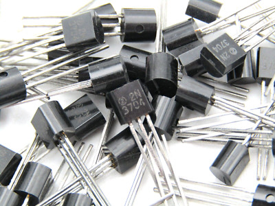 ( 10 PCS ) 2N3704 Sprague Transistor GP BJT NPN 30V 0.8A 3-Pin TO-92 ...