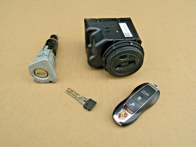 Porsche Cayenne 958 92A 2015 Ignition Switch + Key + Door Lock ...