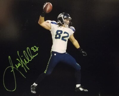 Luke Willson Signed 11x14 Seattle Seahawks Blackout Photo Autograph | eBay