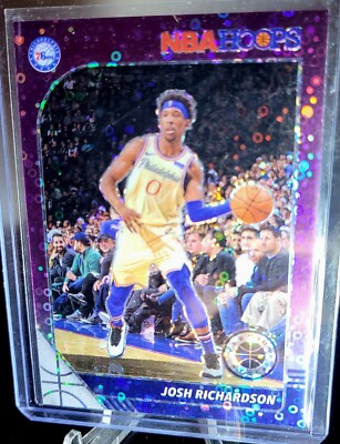 2019-20 Hoops Premium Stock Prizms Purple Disco #98 Josh Richardson | eBay
