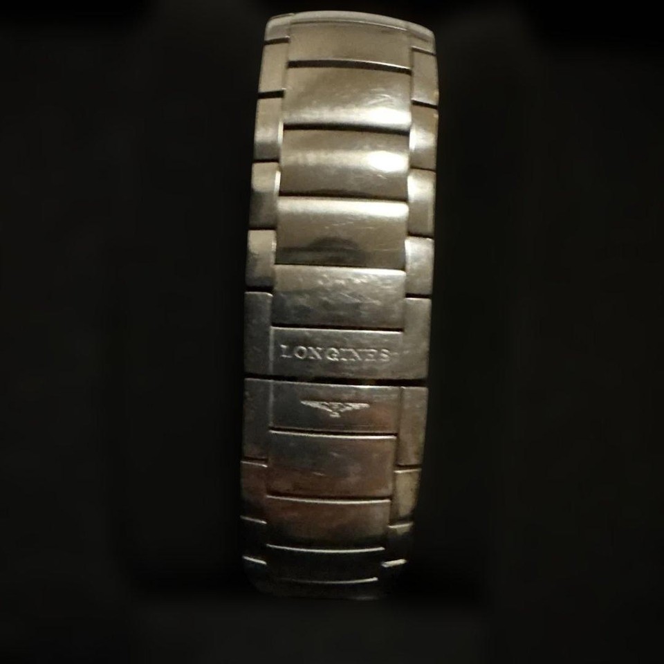 Longines Opposition Black Dial Stainless Steel L3 617 4 Date Display ...