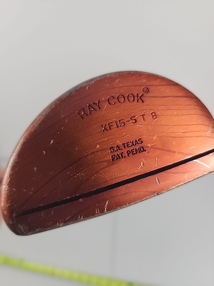 Ray Cook XF15-S T B Mallet Putter Orange Steel Shaft All Original RH | eBay
