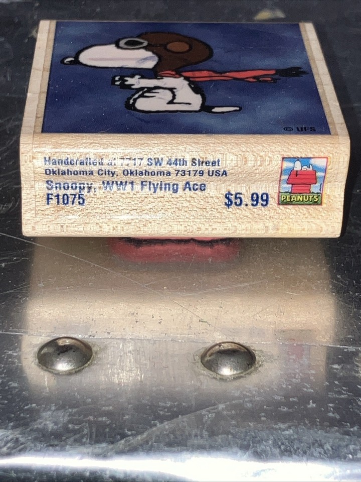 Snoopy, WW1 Flying Ace - F1075 Rubber Stamps by Stampabilities | eBay