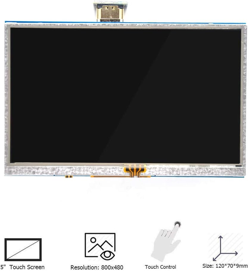 5 Pollici Touch Screen 800X480 TFT LCD Display HDMI Interfaccia ...