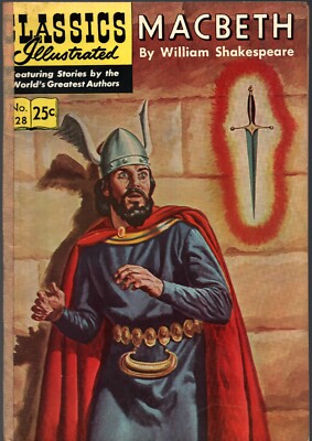 Classics Illustrated Comics Macbeth by William Shakespeare No 128 1955 ...