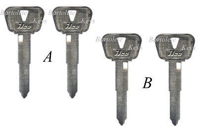 2 Replacement Keys For 2009 2010 2011 2012 2013 2014 Yamaha Vino Zuma ...