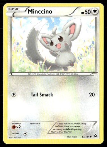 2016 Fates Collide Set Pokemon Card 087 Minccino LP | eBay