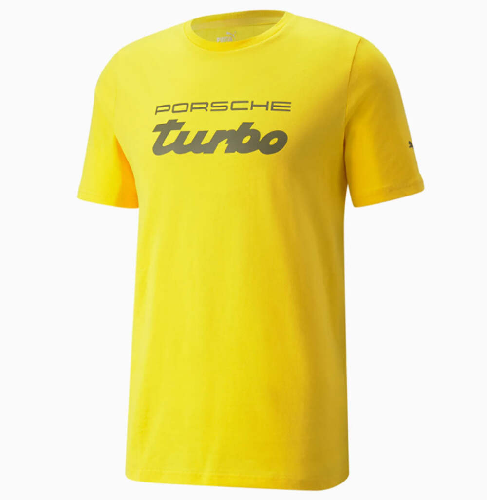 Puma Porsche Legacy Yellow Logo Tee | eBay