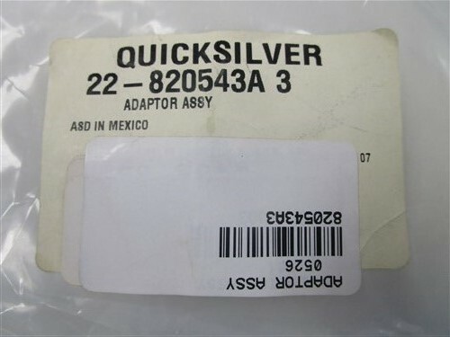 MERCURY QUICKSILVER ADAPTER ASSEMBLY 22-820543A3 MARINE BOAT | eBay