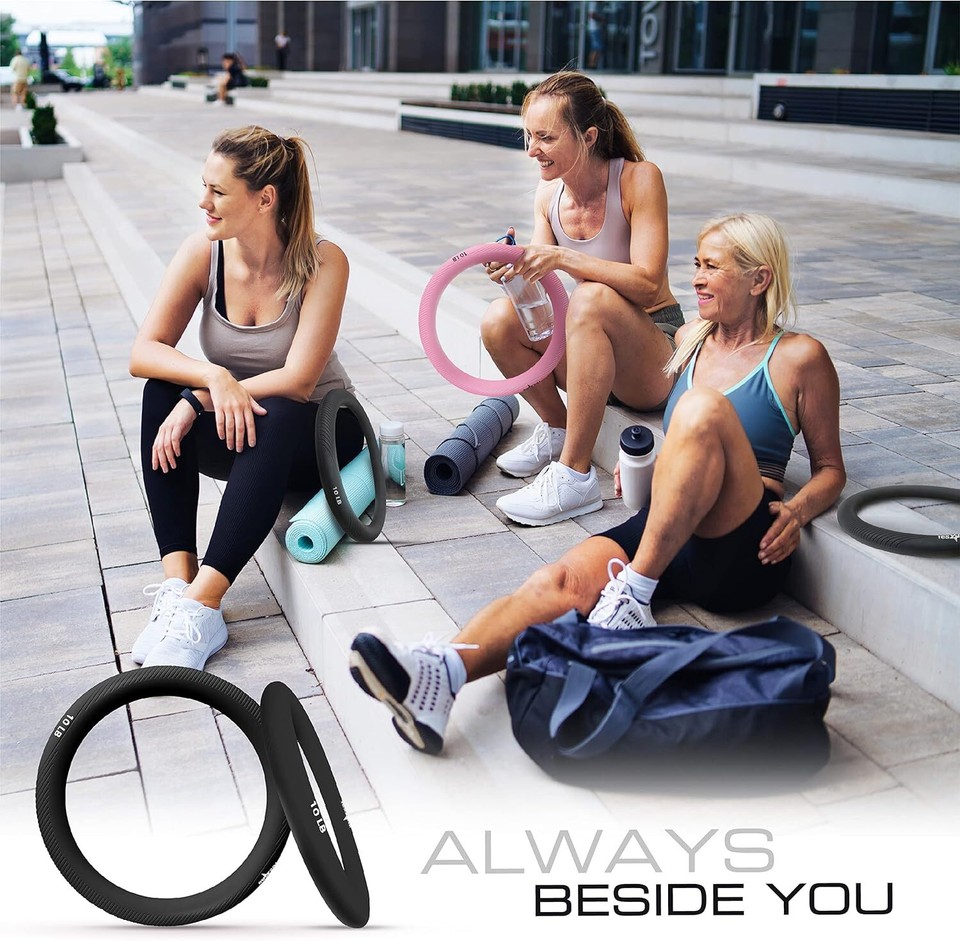 Power Ring 10lbs Weight Ring Weighted Circle Kettlebell for Yoga ...
