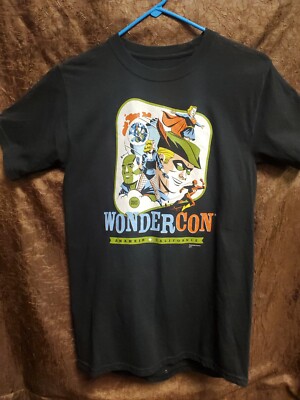 Wondercon 2017 Anaheim California DC Comics Black T-Shirt Size Small | eBay