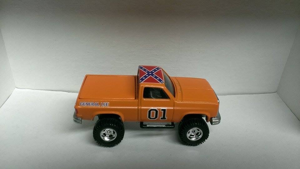General Lee Silverado 1:64 WATER-SLIDE DECALS FOR HOT WHEELS, MATCHBOX ...