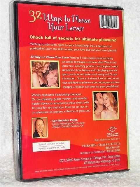 32 Ways to Please Your Lover Sinclair Institute 2009 DVD for sale ...