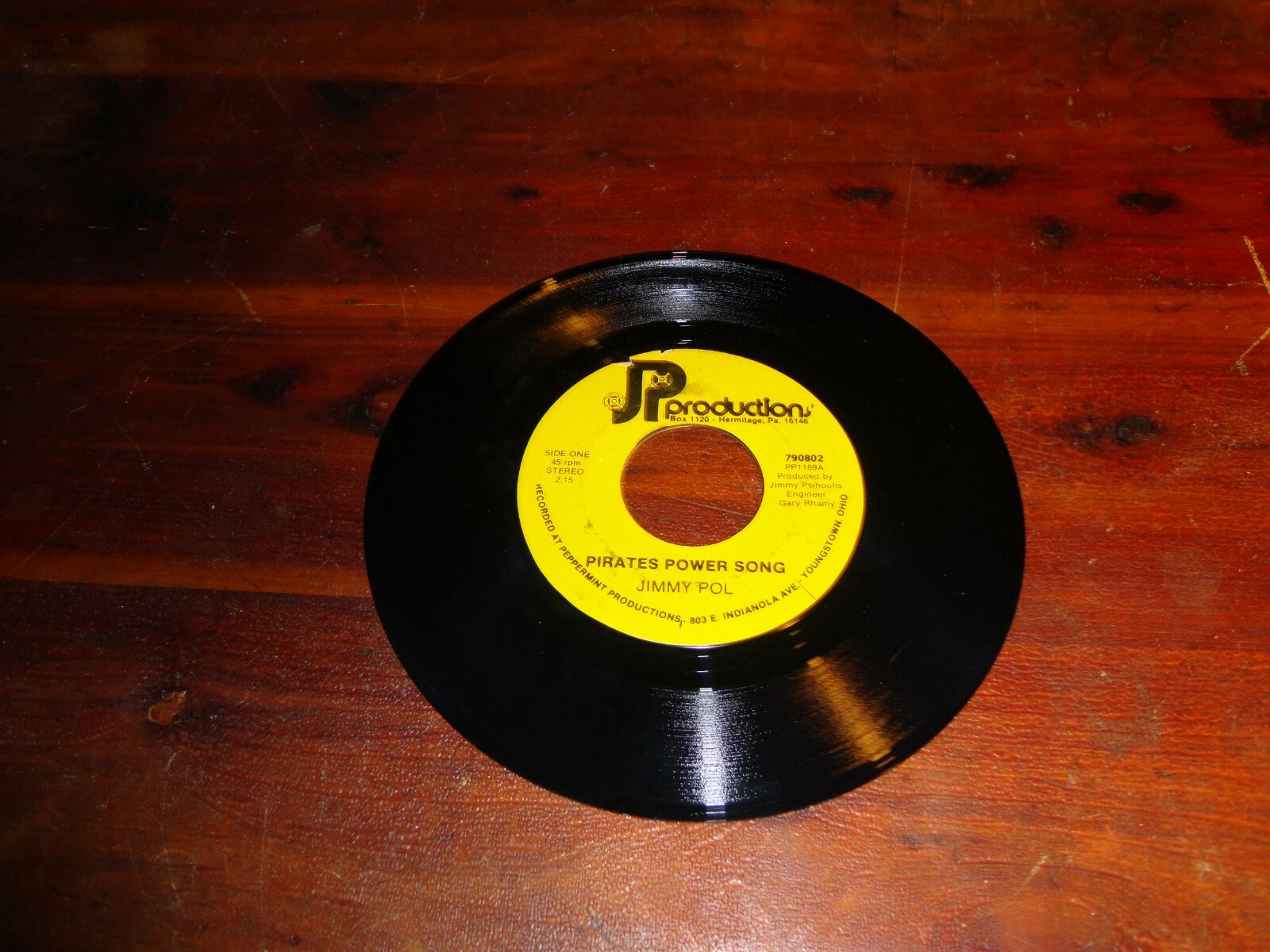 JIMMY POL - PIRATES POWER SONG 790802 VG+ / WHITE | eBay