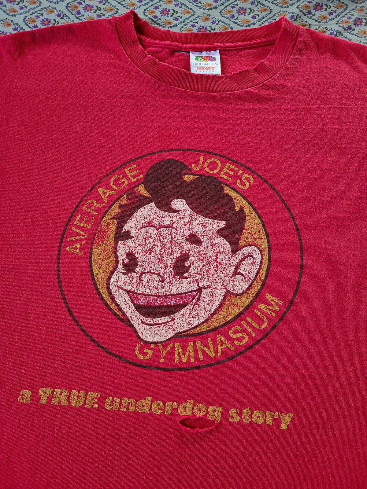 Vintage Average Joe Gymnasium Shirt Dodge Ball Size XL Worn Faded ...