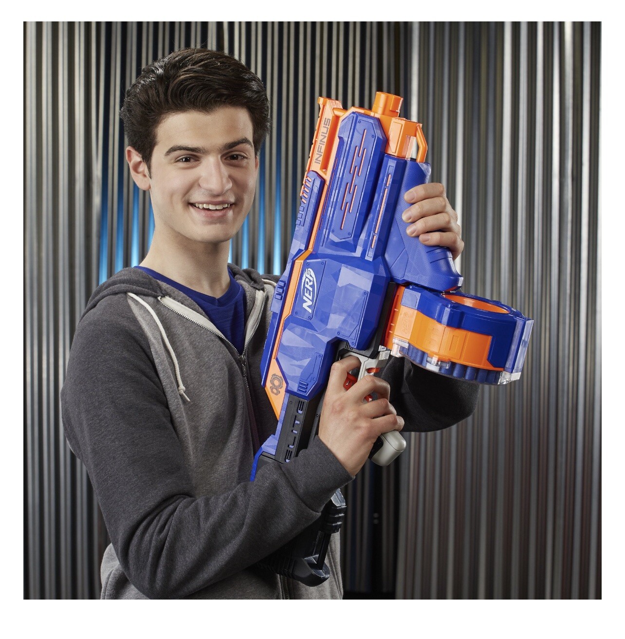 NERF N-Strike Elite Infinus Motorized Speed-Load Technology Blaster Toy ...