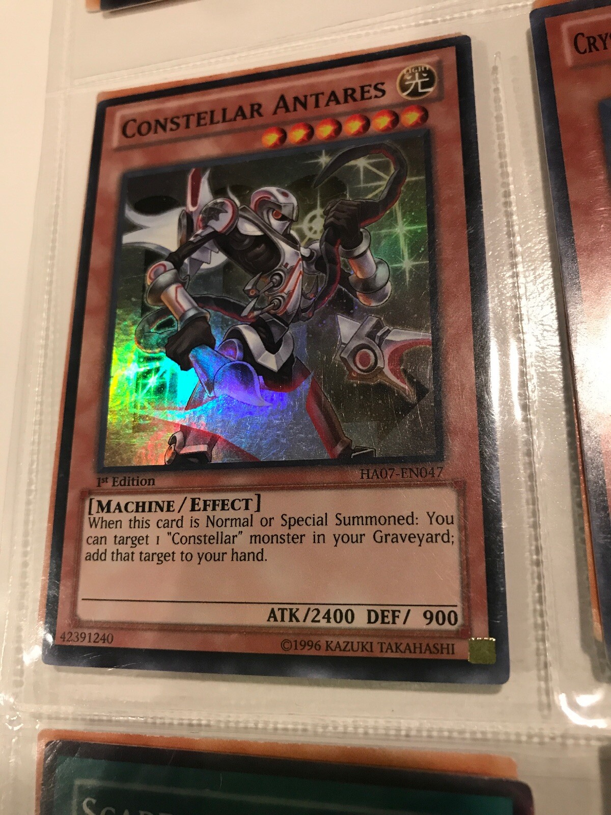 Yugioh! Constellar Antares - HA07-EN047 - Super Rare - 1st Near Mint ...
