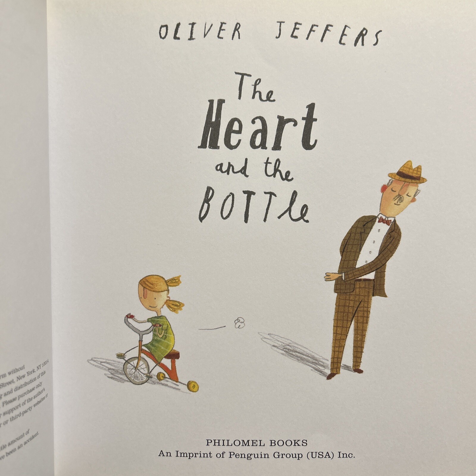 The Heart and the Bottle by Oliver Jeffers (English) Hardcover Book 9780399254529 | eBay Australia
