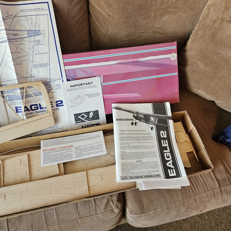 Carl Goldberg EAGLE 2 RC Airplane Model Kit | eBay