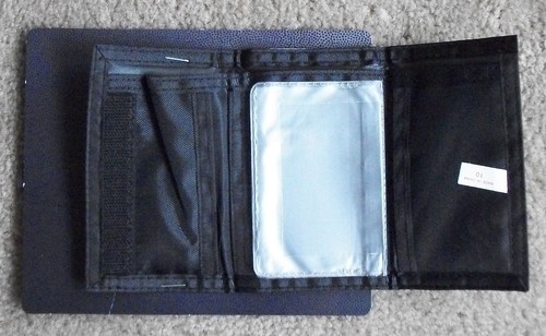 New York Jets Football Licensed NFL Billfold Wallet Black Nylon Trifold ...