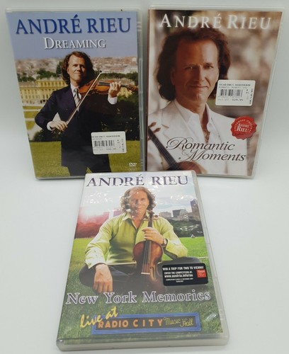 Andre Rieu 3 x DVD Set DVD's Dreaming, New York Memories, Romantic ...
