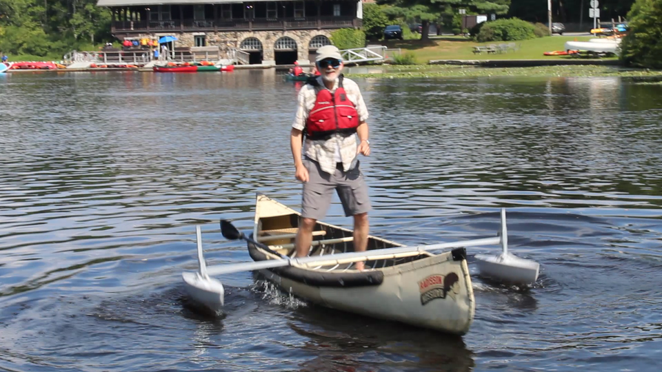 Canoe Stabilizer w/ Square Post Option to Make Floats Self-Aligning ...