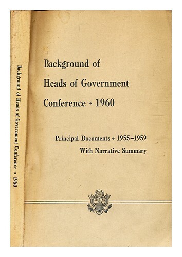 UNITED STATES; DEPARTMENT OF STATE Background of heads of government ...