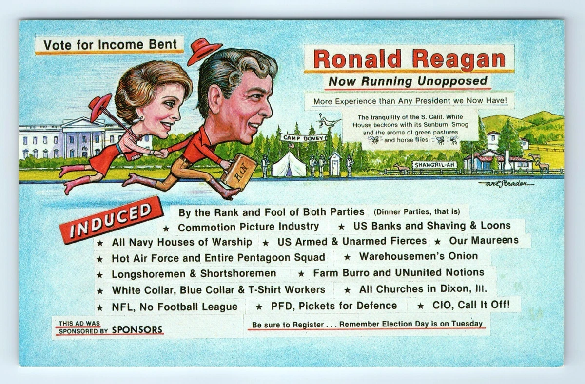 Ronald Reagan Cartoon