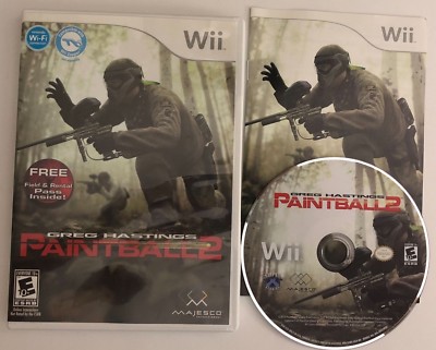 Greg Hastings Paintball 2 Nintendo Wii Complete in Box Tested ~ Free ...