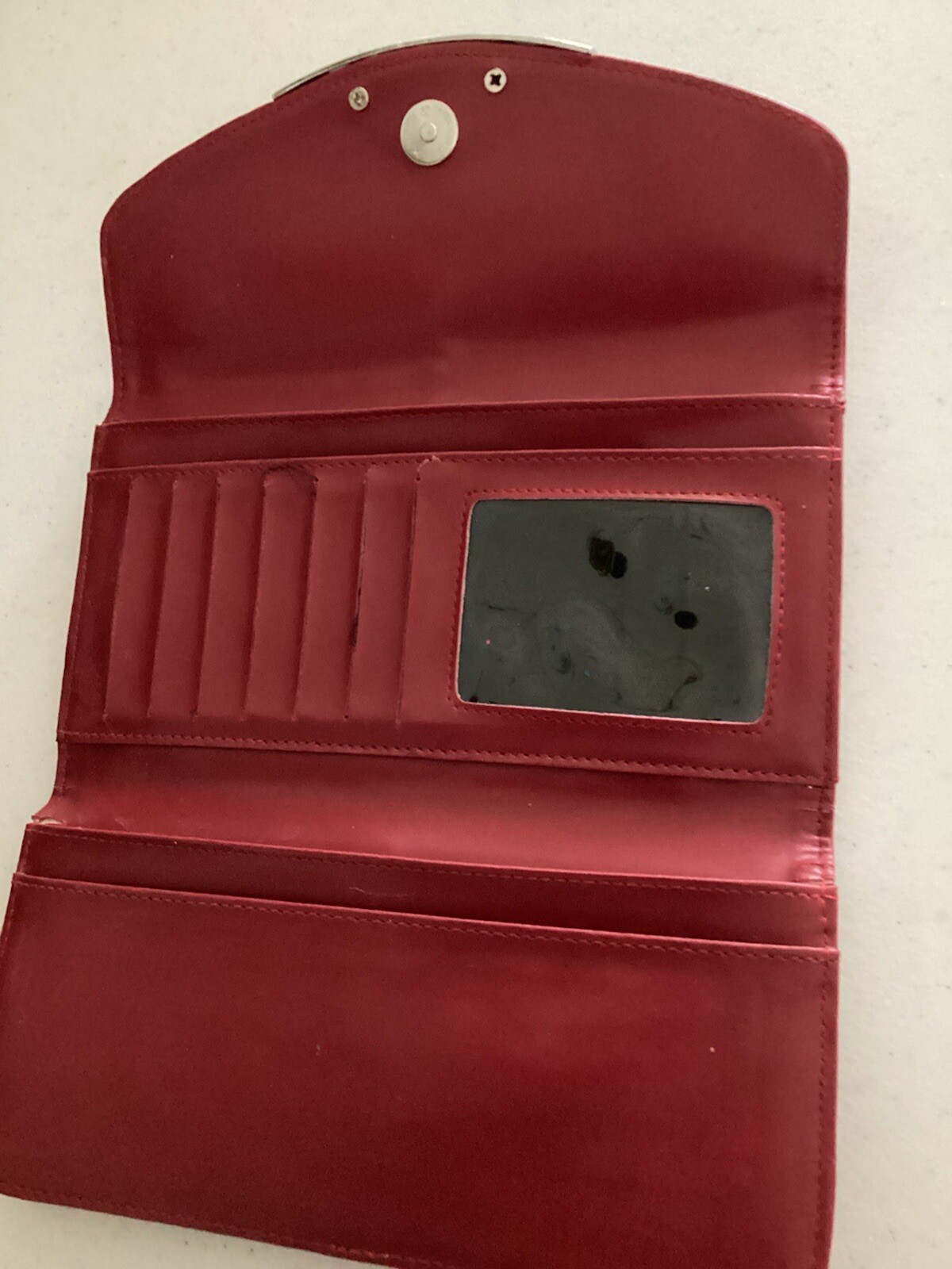 OKPTA 1519426 OK 0973628 Leather Wallet Magnet Closer Rich Brown/Black ...