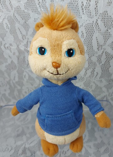 Ty Simon Alvin & The Chipmunks Blue Shirt No Glasses 7" Plush Stuffed ...