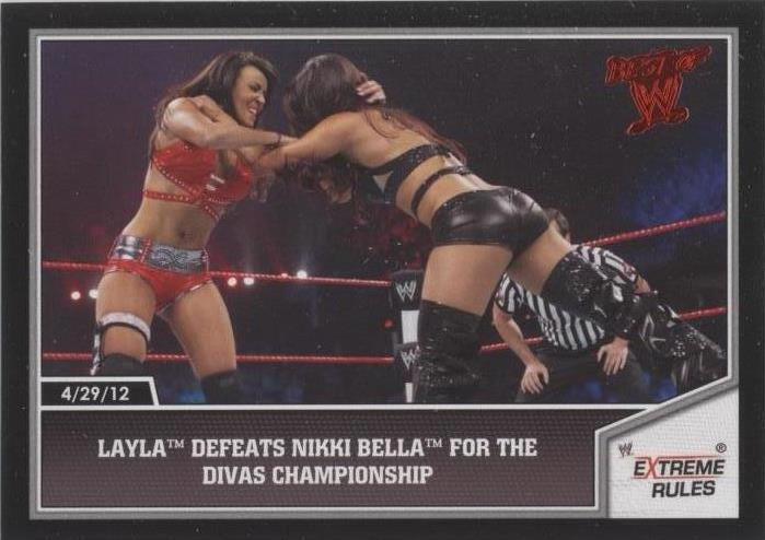 2013 Topps Best of WWE - Nikki Bella, Layla #6 for sale online | eBay
