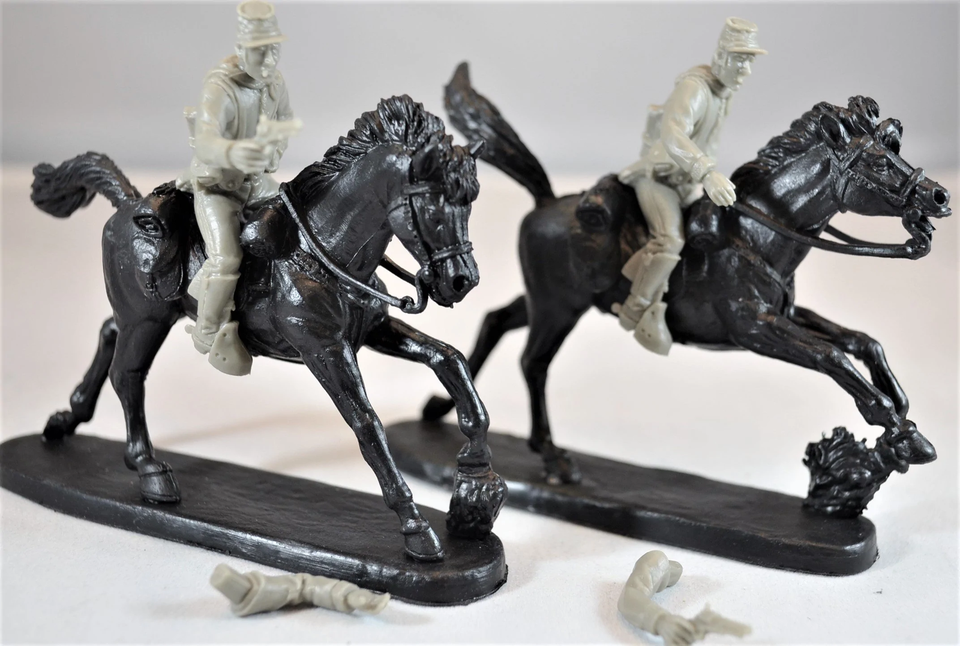 Toy Soldiers of San Diego TSSD Cavalry Horse Soldiers Set 24A Gray ...
