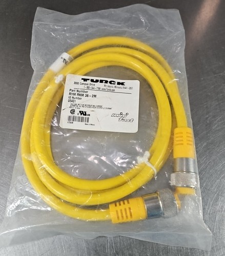 TURCK RYM RKM 36-2M CORDSET. Loc5E-25 | eBay