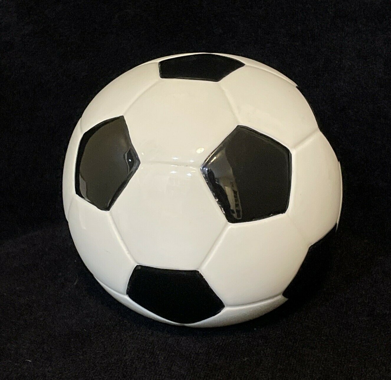 Vintage Ceramic Soccer Ball Coin Bank Save Money Sports Decor | eBay