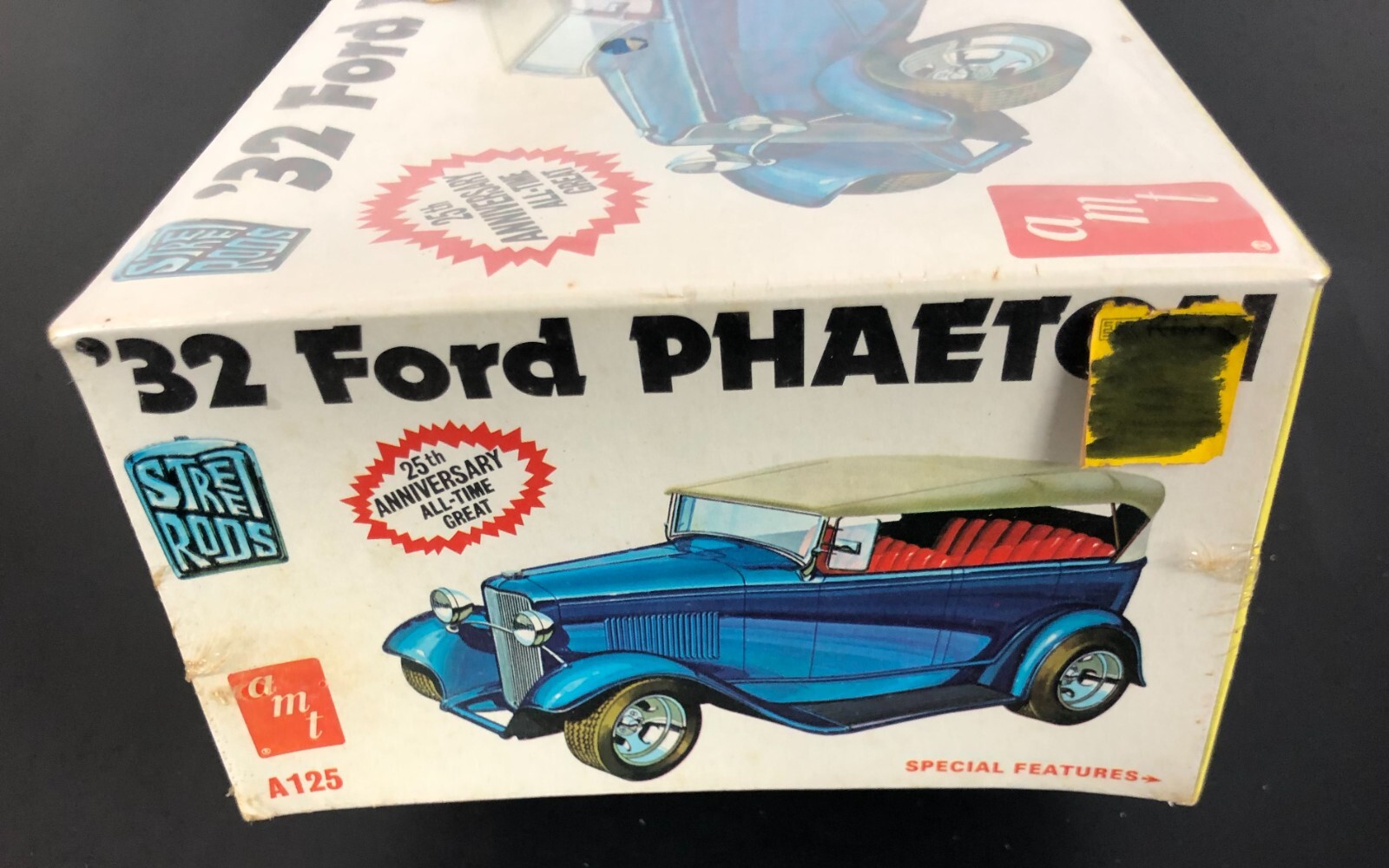Vintage AMT 1932 ’32 FORD PHAETON 1/25 1973 Model Scale Car Kit FACTORY ...